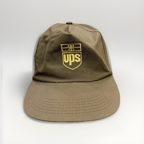 AB Emblems & Caps | Accessories | Vintage Ups Mens Brown Embroidered ...